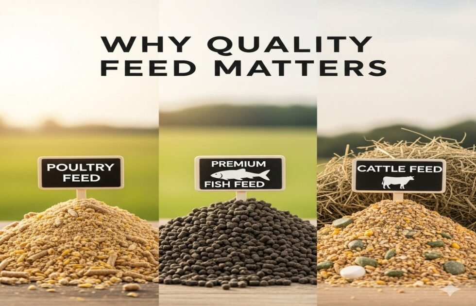 Why Quality Feed Matters for Poultry, Fish, and Cattle | Shushama Feed Ltd